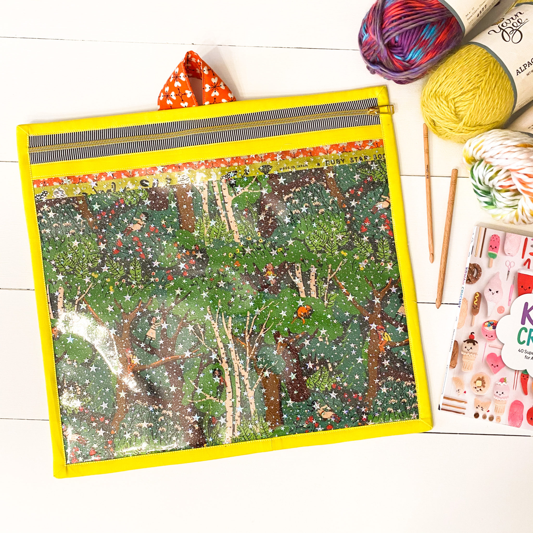 See Through Project Bag Tutorial - woollypetals