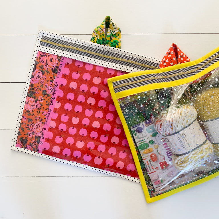 See Through Project Bag Tutorial - woollypetals