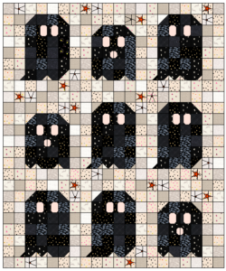 Ghost Party!!! Quilt Mock Ups - woollypetals