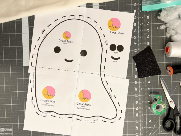 Ghost Pillow Tutorial - woollypetals